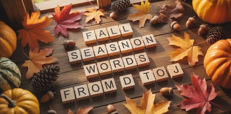 440+ Fall Words to Fill Your Writing With Autumn Charm